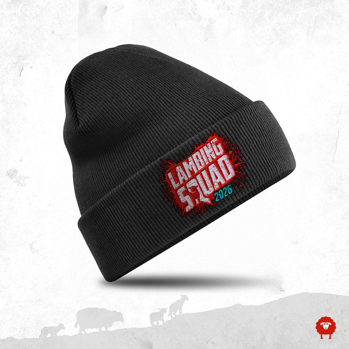 Lambing Squad 2026 Kids Beanie – The Sheep Game